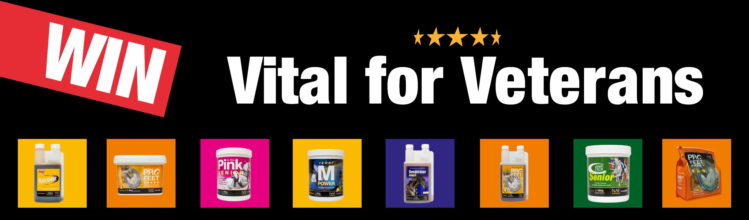 WIN a Veteran product of your choice | Equine Supplements | Supplements ...